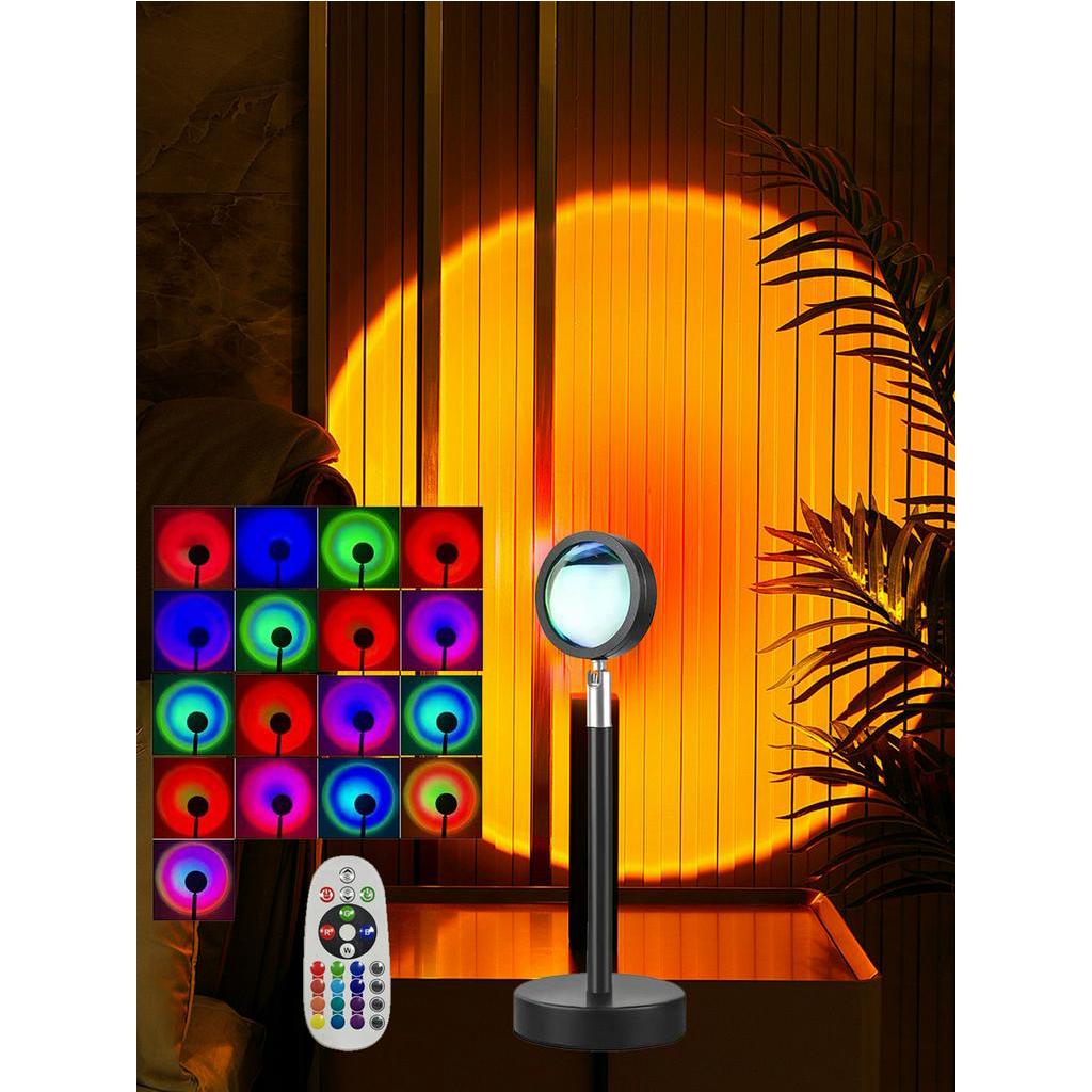 Sunset Light Adjustable Bendable LED Lamp Holder RGB Multicolor, 4 ...