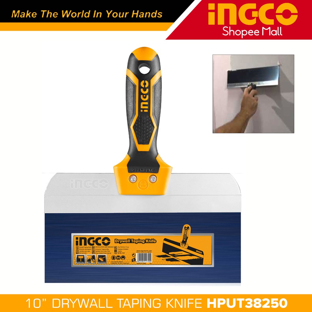 Ingco HPUT38250 HPUT38300 Drywall Taping Knife Iht | Shopee Philippines
