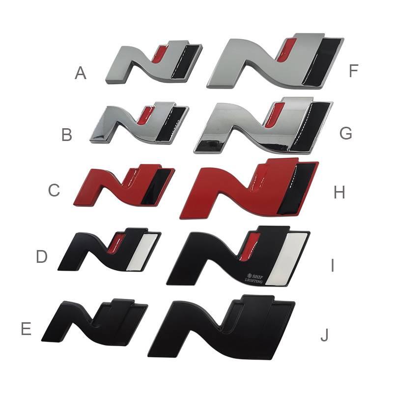 1 x Metal NLINE N Line Logo Auto Car Side Rear Decorative Emblem Badge ...