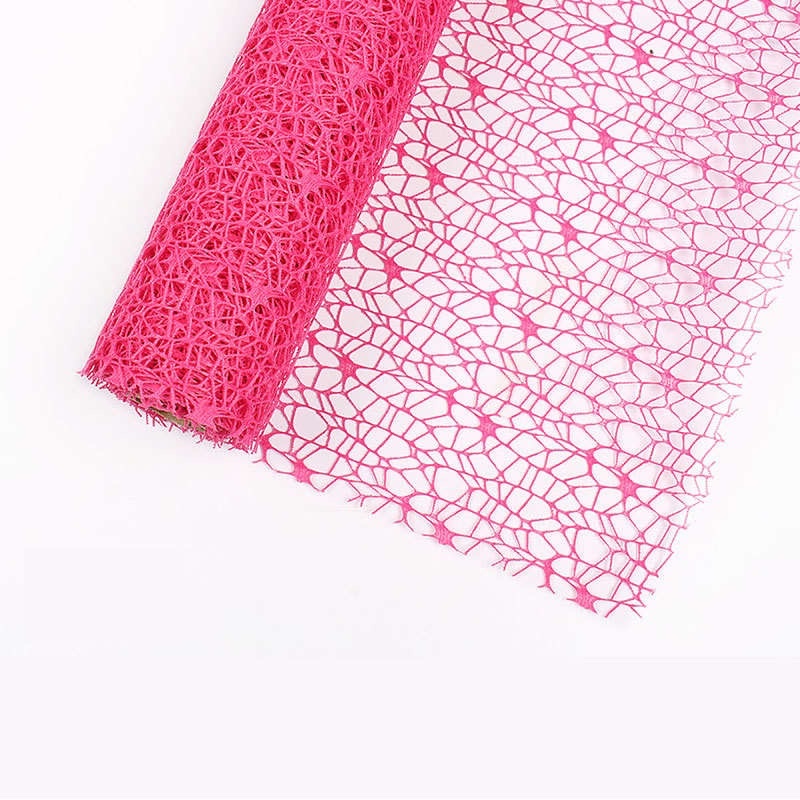 Wrapping Mesh Web Korean Design Flower Mesh Wrapping Paper Floral ...