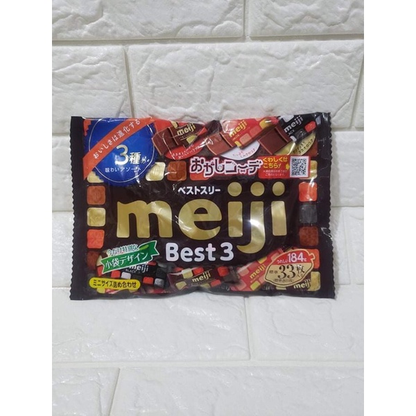 Meiji Best 3 Chocolates 33pcs/pack (108g) | Shopee Philippines