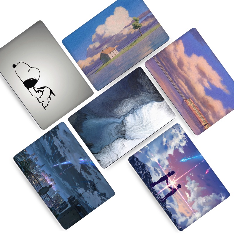 2pcs Universal cute cartoon Laptop Stickers Decal Self-adhesive VINYL ...