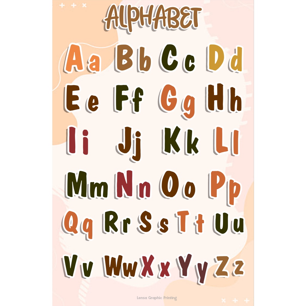 Education POSTER Learning Toys Of Kindergarten Children PAUD SD Getting ...