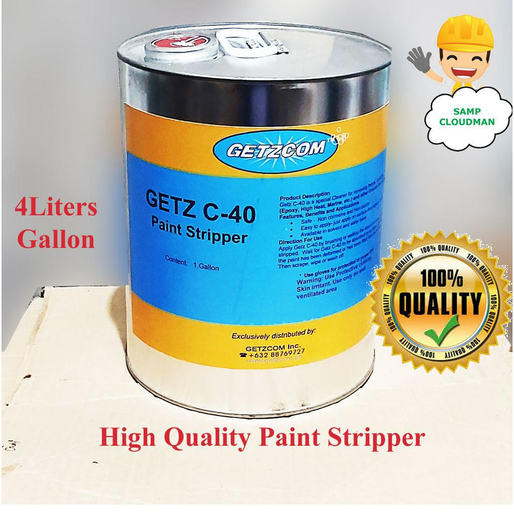 Getz Premium Quality Paint Remover Stripper Gallon 4L Stripping ...
