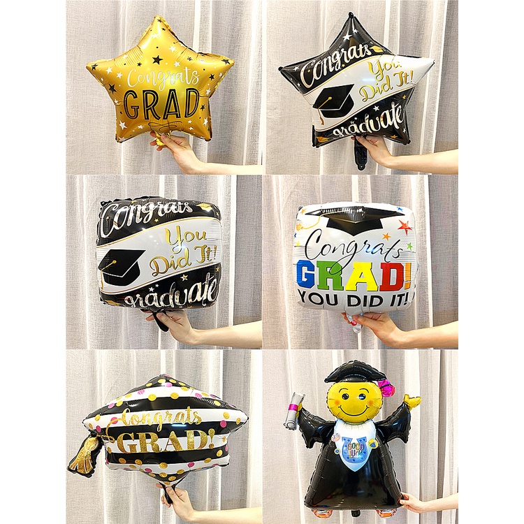 Graduation Season Balloons Congrats Graduation Balloons PhD Diploma ...