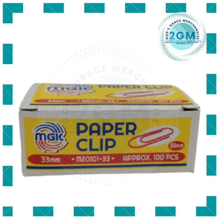 MGK/PRINCE PAPER CLIP COLORED VINYL COATED, SMALL (33mm) & BIG (50MM ...