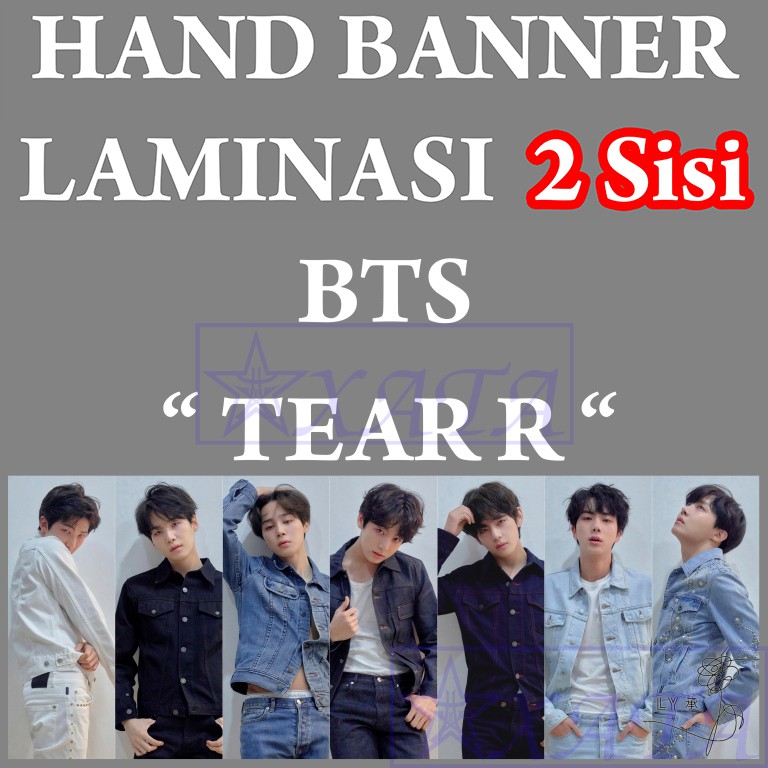 Bts Part 1 Lamination Hand Banner Full Member Kpop | Shopee Philippines