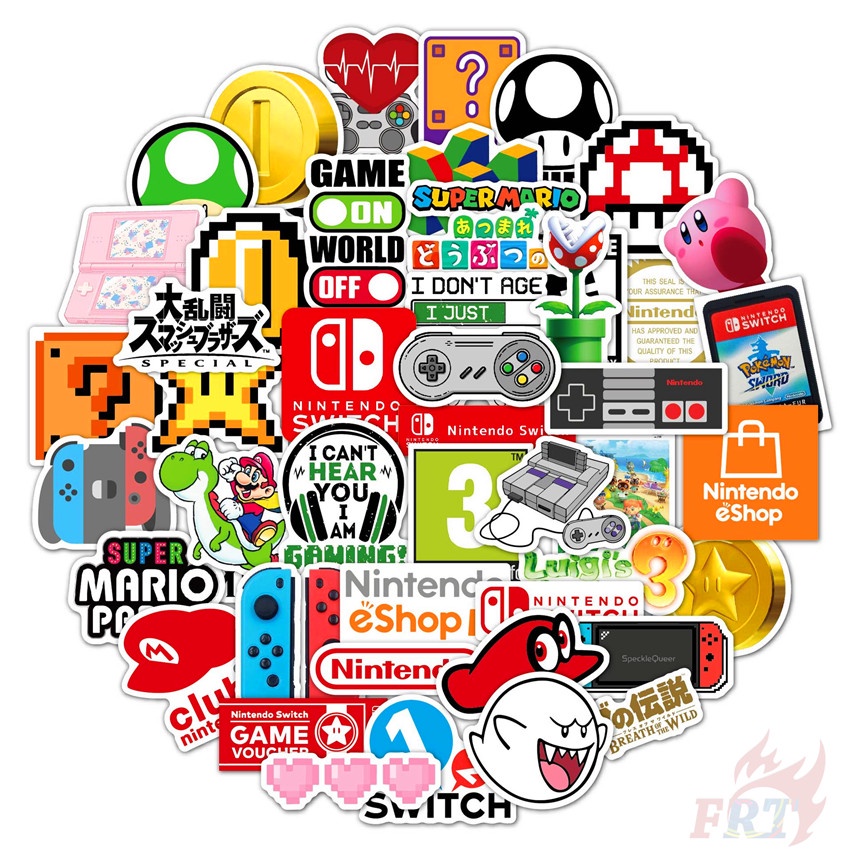 50Pcs/Set Nintendo Switch Series 01 PlayStation Stickers DIY Fashion ...