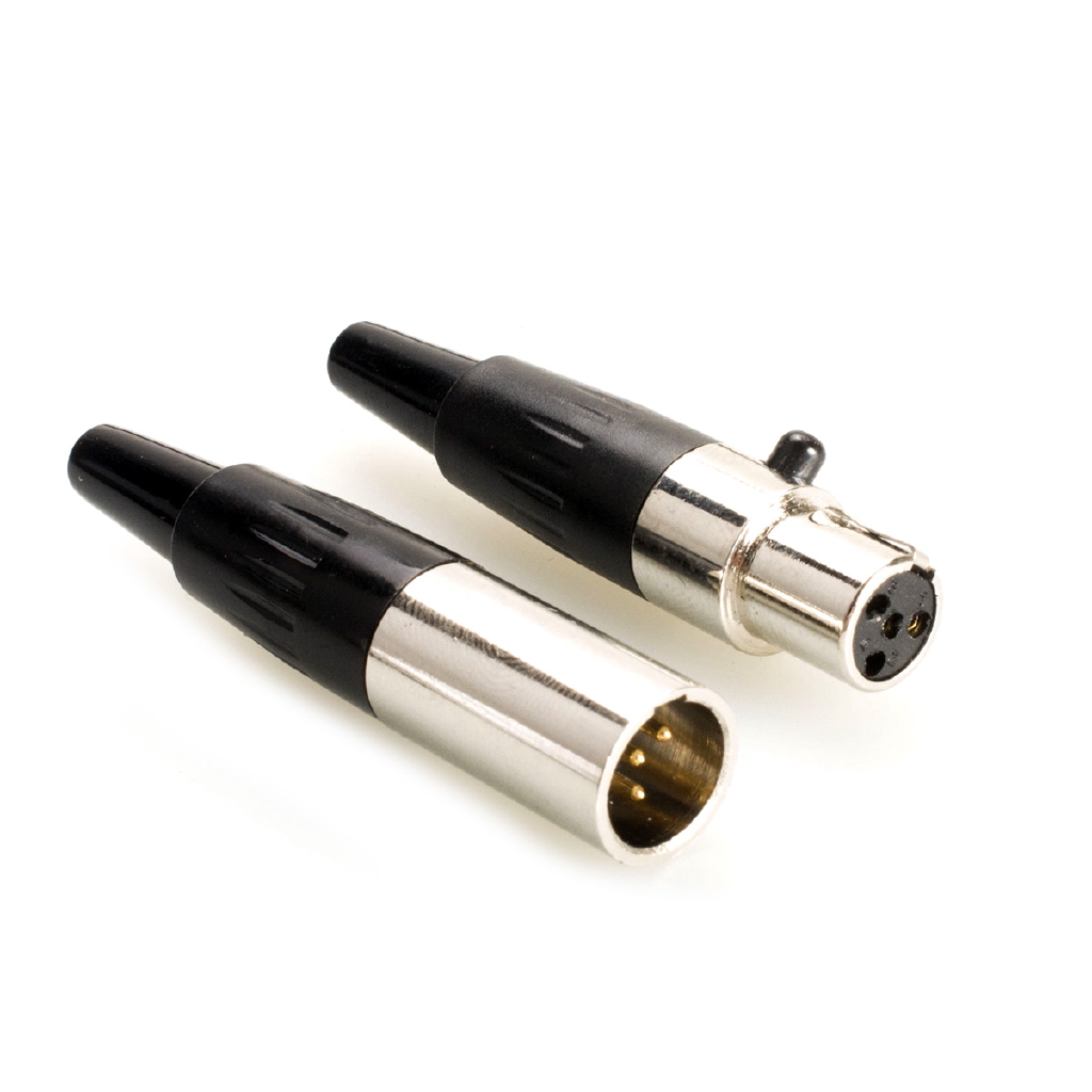 1pcs,TA4M TA4F 4 pin Male / Female Mini XLR Audio Microphone connector | Shopee Philippines