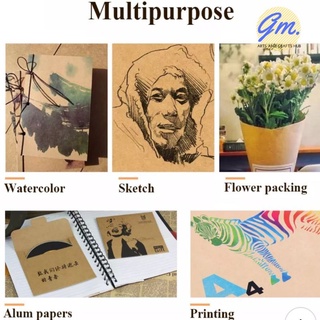 KRAFT PAPER 250gsm 150gsm A4 25/50/100sheets Printable Cardstock Brown ...