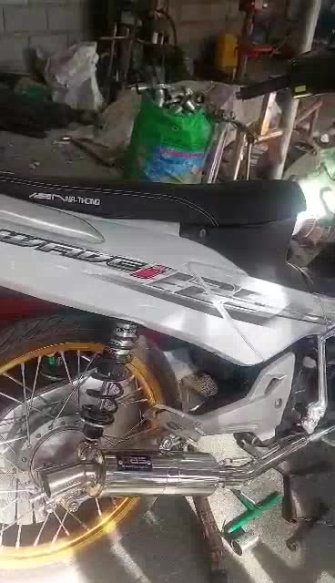 DBS Muffler (Tambutso) Set for Wave 100/110 / XRM 110 / Rusi 110 ...