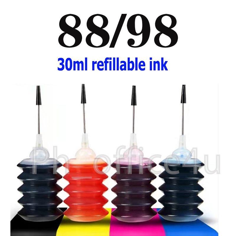 PG88 CL98 ink PG88XL CL98XL refillable 30 ml ink for Canon PIXMA E500 ...