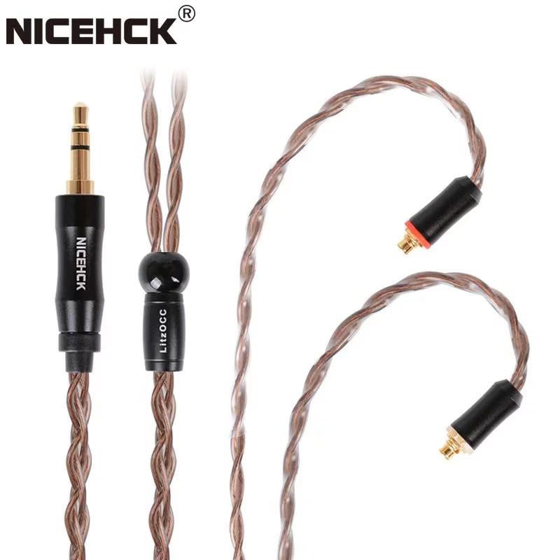 NICEHCK LitzOCC 4N Litz OCC Copper Earphone Cable MMCX/NX7/QDC/0.78 ...