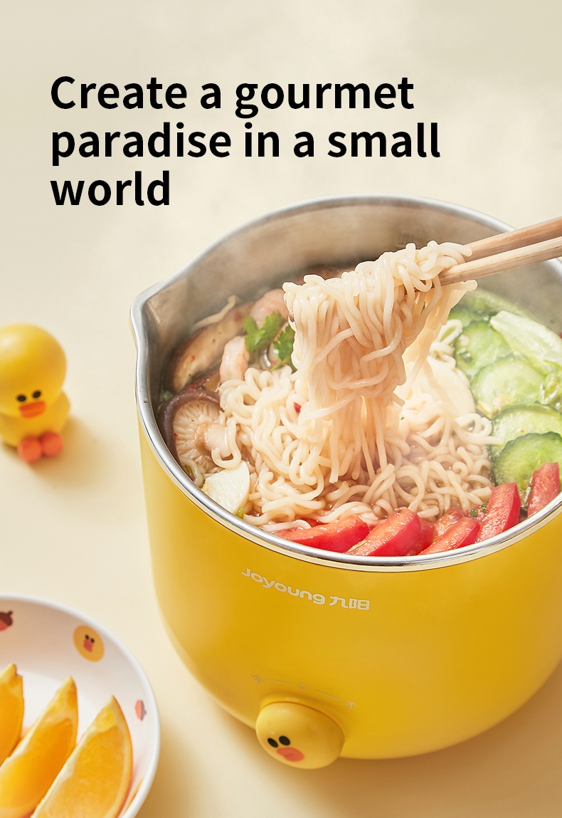 GAABOR x JOYOUNG Multi Rice Cooker Non-Stick Mini Electric Pot Pan Line ...