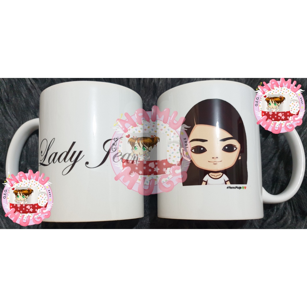 Personalized Mugs w/ name &/or chibi, choose your avatar 11oz white mug ...