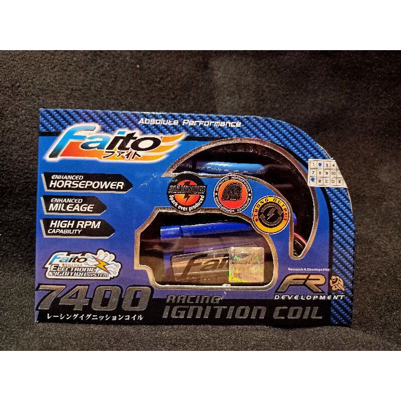 FAITO 7400 RACING IGNITION COIL ( CARBURETOR TYPE ) | Shopee Philippines