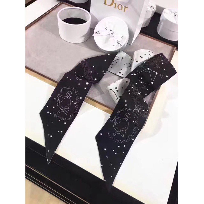 DIOR [With packaging] D's constellation pattern ribbon design sense ...