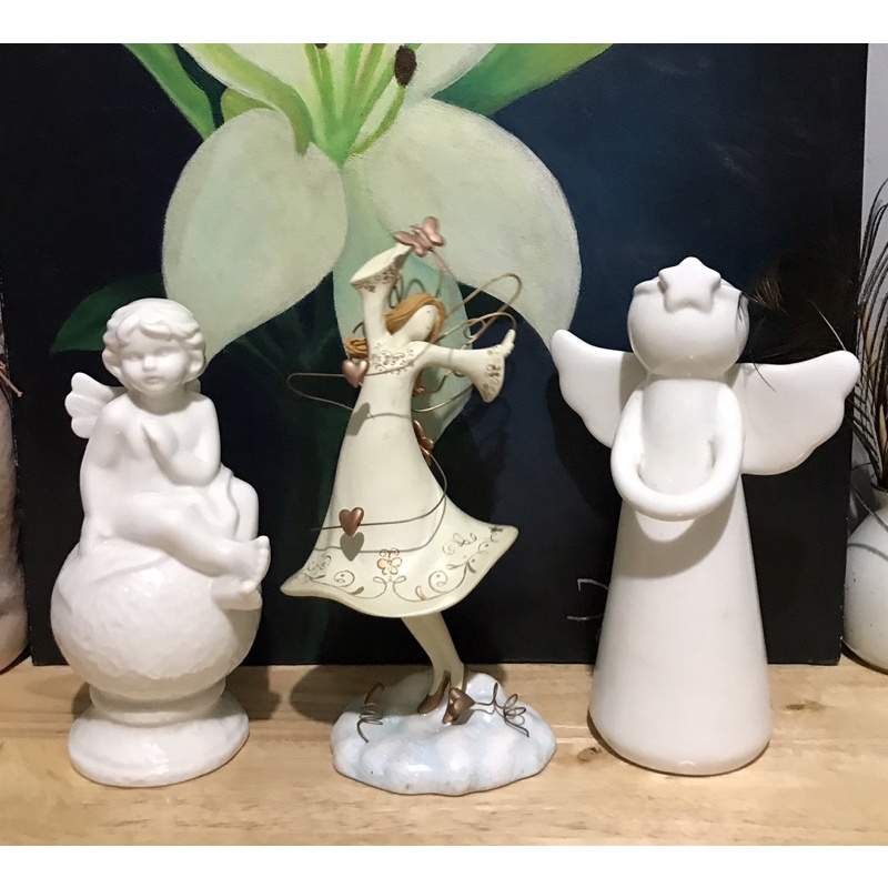 Ceramic white angel collection | Shopee Philippines