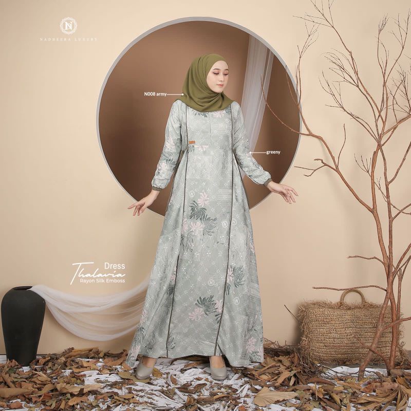 Ar rafi - ar 351 - Bergo Jumbo - Pleated Combination Of Gems - original ...