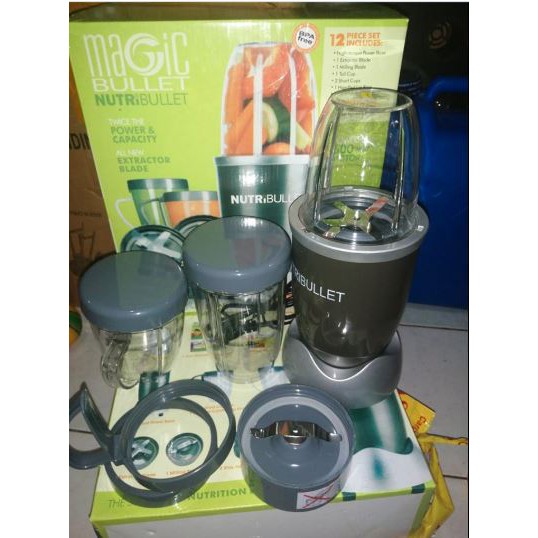 NUTRIBULET BLENDER EXTRACTOR MAGIC BULLET MACHINE SET 600 WATTS POWER ...