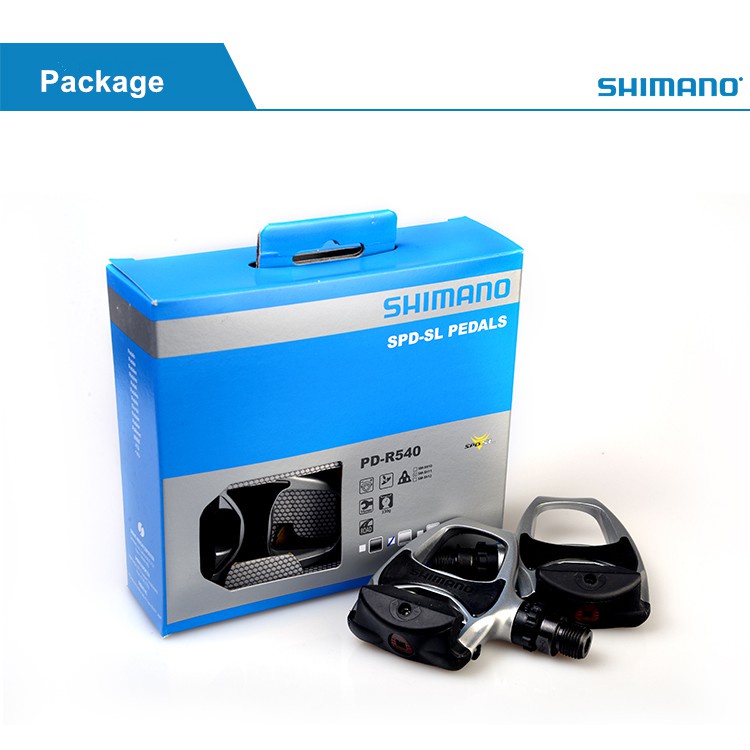 【COD&READY】SHIMANO SPD-SL PD-R540 cleats pedal new arrival self-locking ...
