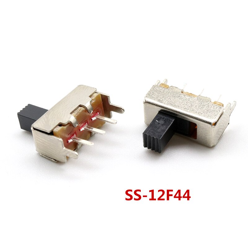 10PCS Slide Switch Micro-power Toggle Switch Single and Double-row Direct-inserted Horizontal ...