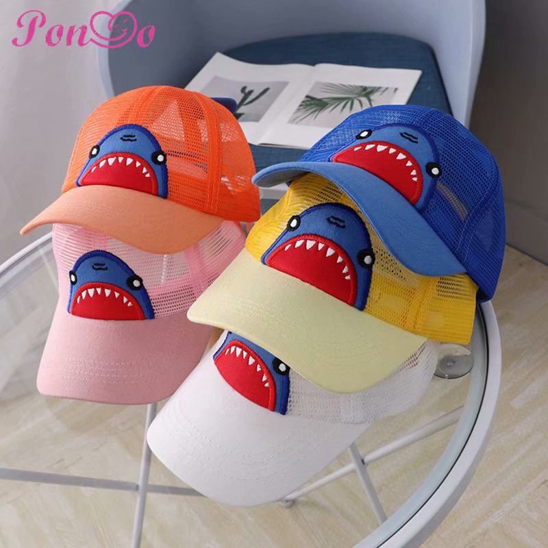 Baby Shark Cap Kids (3-8Yrs) Baseball Caps Infant Toddler Embroidery ...