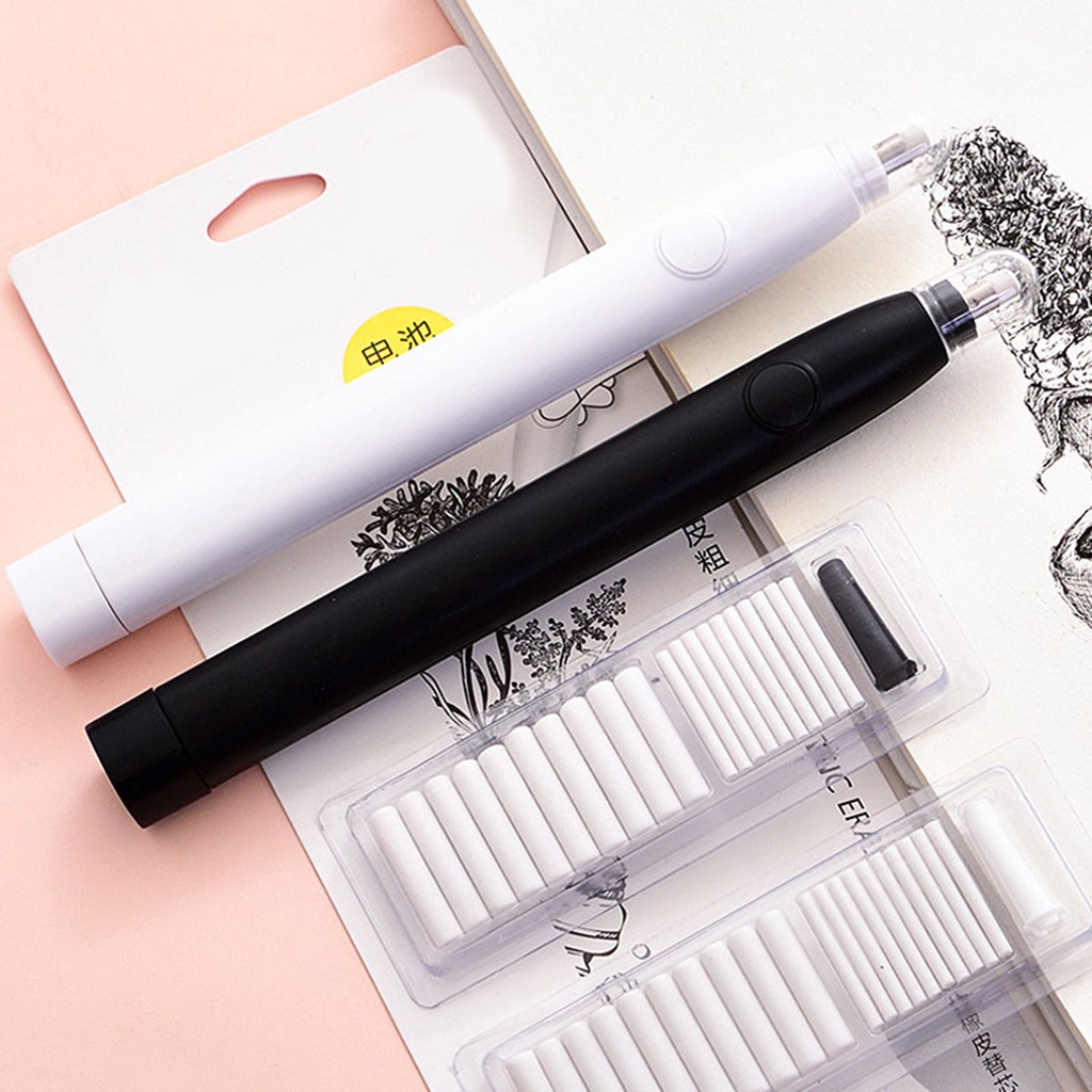 Electric Pencil Eraser Set For Sketching With Refill Art Drawing Sketch ...