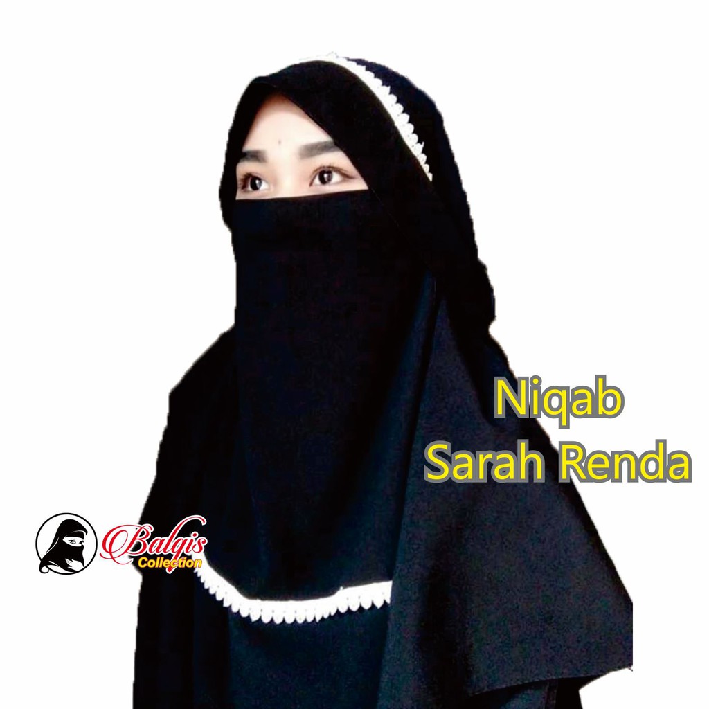Sarah lace niqab veil | Shopee Philippines