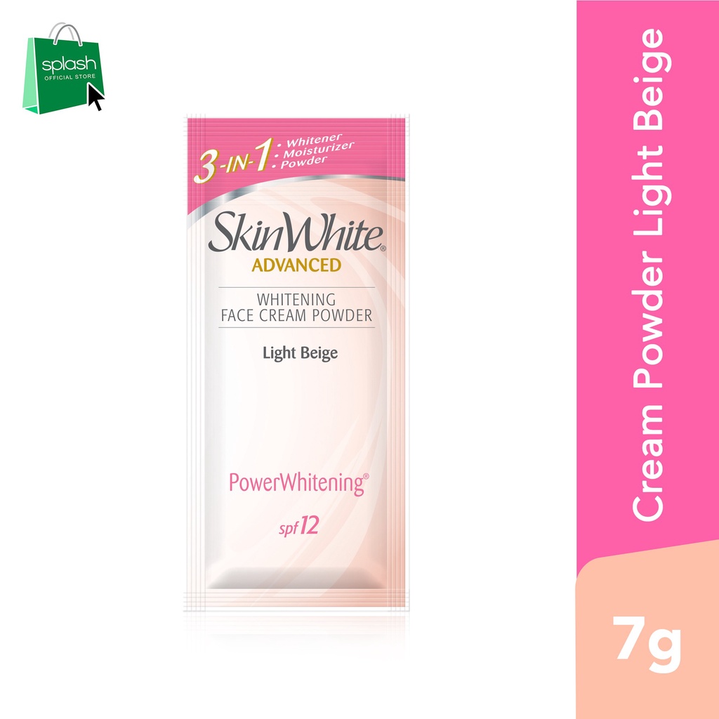 SkinWhite Advanced Power Whitening Face Cream Powder Light Beige 7g ...