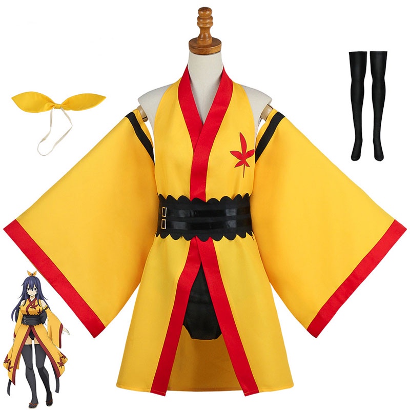 6 In 1 Manga Edens Zero Homura Kougetsu Cosplay Costume Kimono Women's ...
