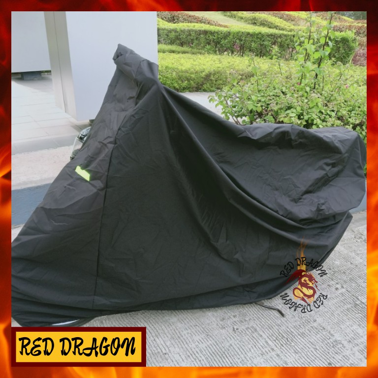 Universal Waterproof Motorcycle Cover For All Motor Black | Shopee ...