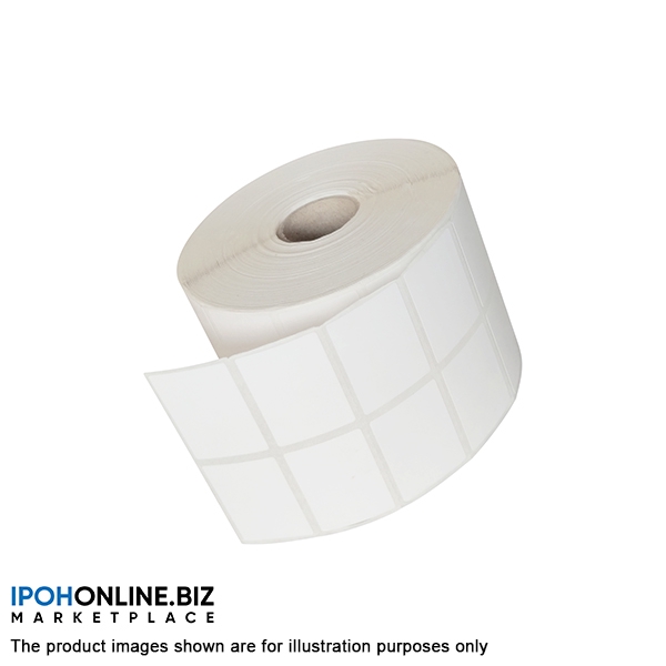 1 Roll 35mm x 25mm 2UP Blank Barcode Label Sticker (4000 pcs Per Roll ...