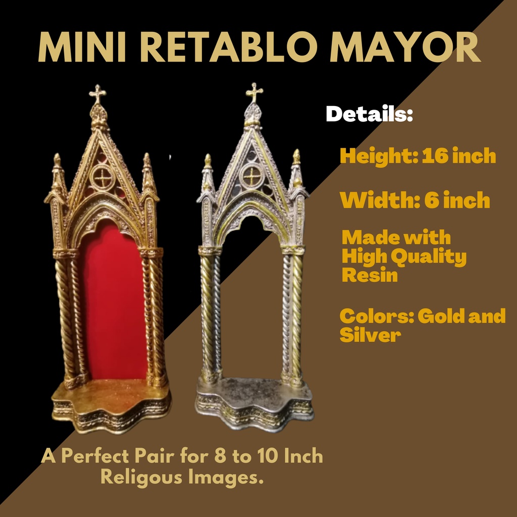 Mini Retablo Mayor Perfect for Chibi Religious Figurine (Chibi Saints ...
