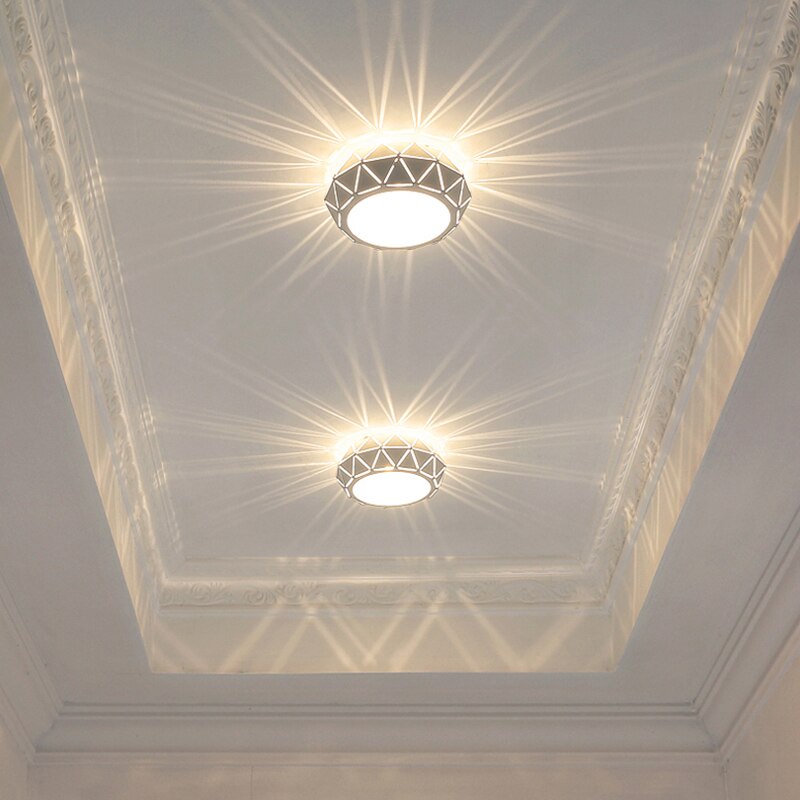 3/5/12w Modernled Chandelier Ceiling Light 3color Corridor Aisle Light ...