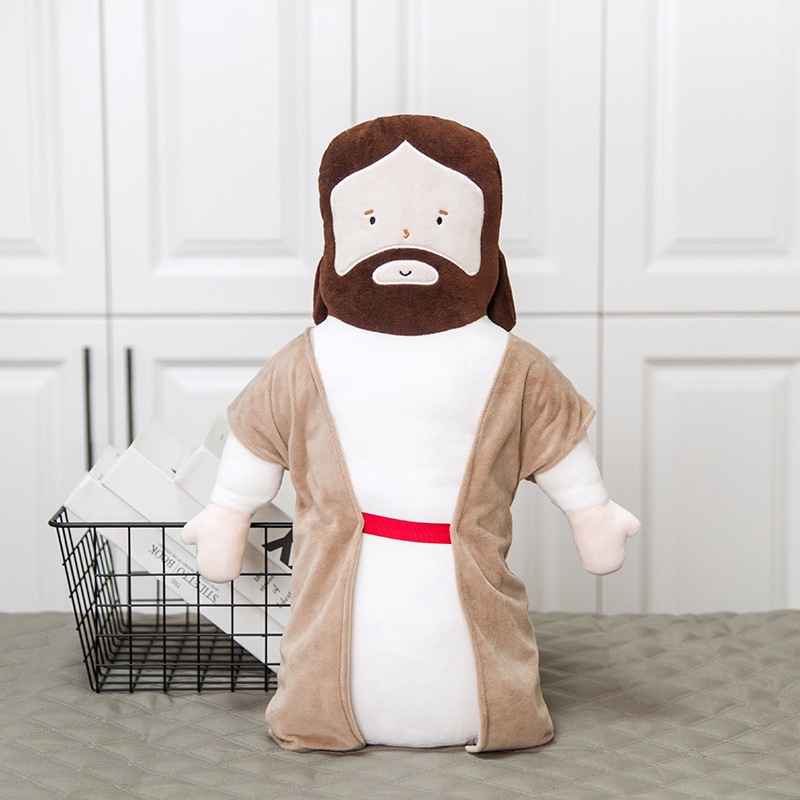 50cm Jesus Stuffed Toys Creative Plush Doll Home Decoration Sofa ...