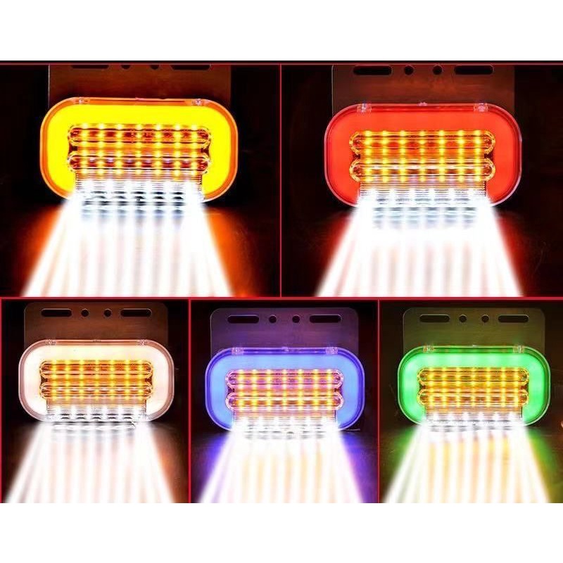 DK COD 1pc 24V LED Truck Side Lights External Lights Signal Indicator ...