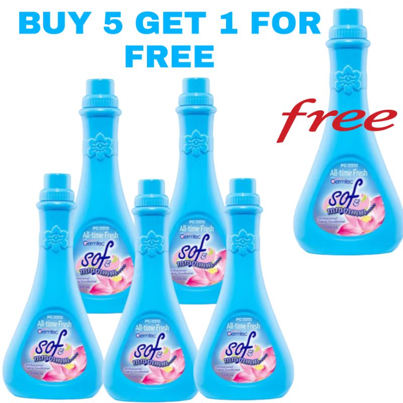PC SOF ALL TIME FRESH FABRIC CONDTIONER 1000ML(BUY 5 GET 1 FREE ...