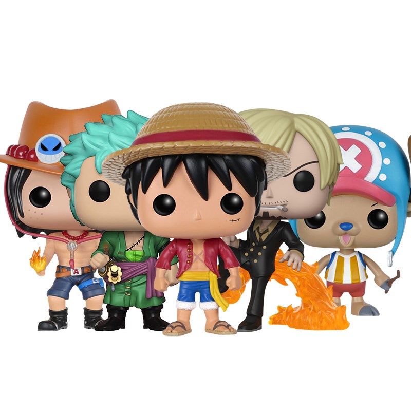 FUNKO POP Anime One Piece Luffy ACE ZORO NAMI Chopper FRANKY LAW ...