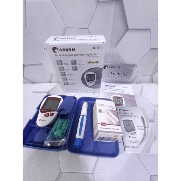 Advan Glucometer with 10's Strips | Shopee Philippines