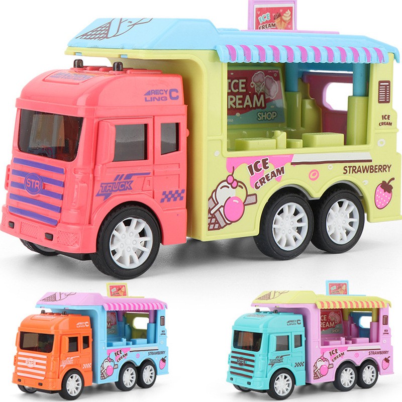 Children's dining car ice cream truck & fast food truck sells boys and ...