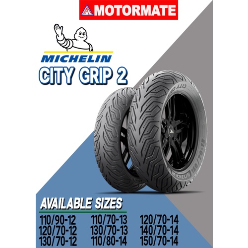 Michelin City Grip 2 Round "13" and "14" (FREE TIRE SEALANT AND TIRE VALVE) | Shopee Philippines