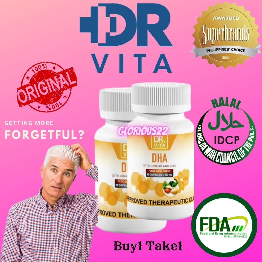 Authentic BUY 1 TAKE 1 Dr. Vita DHA for Adults (15g) | Shopee Philippines
