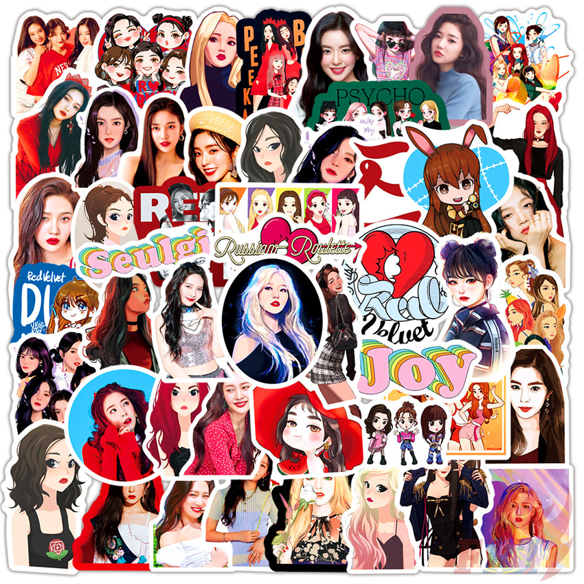 Red Velvet Series 02 - KPOP Girls Group Stickers 50Pcs/Set Star DIY ...