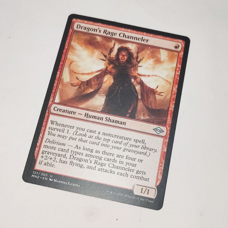 MTG Card DRAGON'S RAGE CHANNELER Magic the Gathering Trading Card Game Red | Shopee Philippines