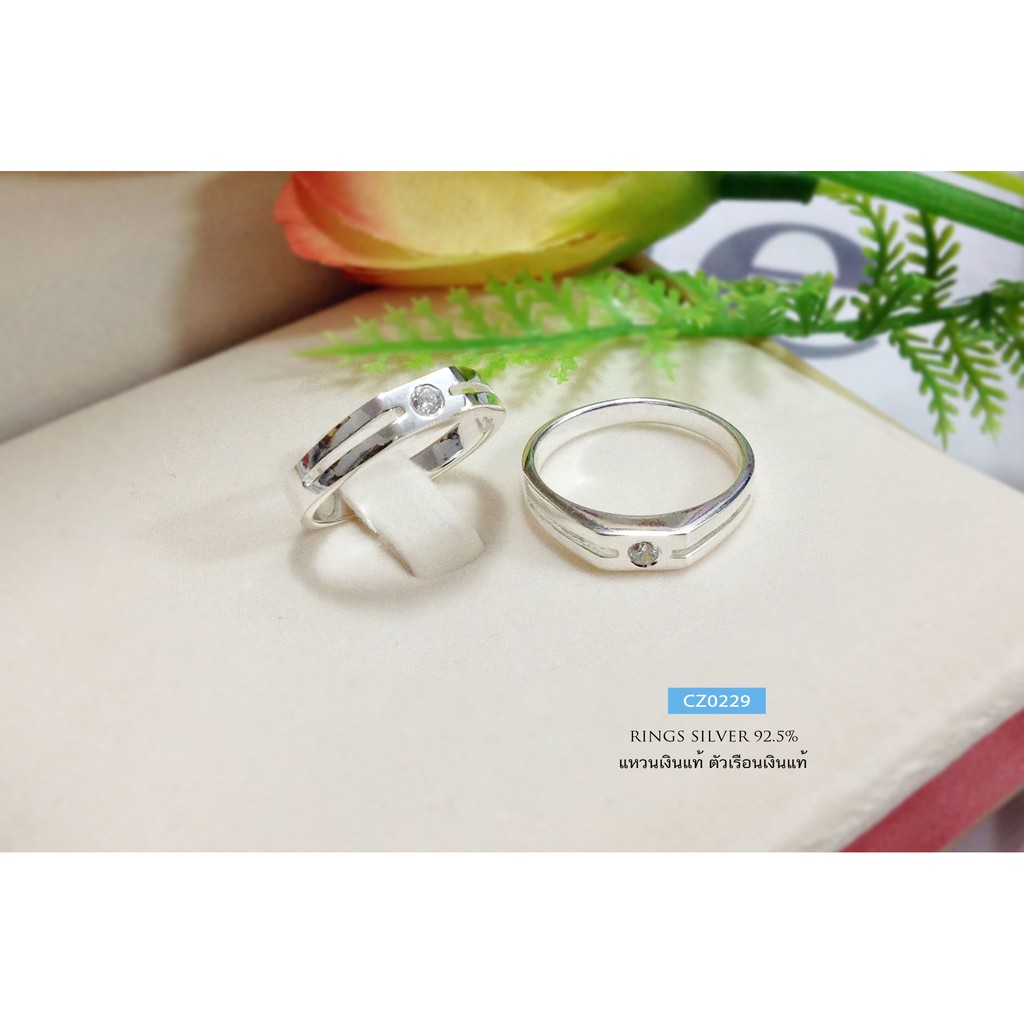 Sterling Silver Ring With cz Diamonds Small Cute Can Be Worn At All ...