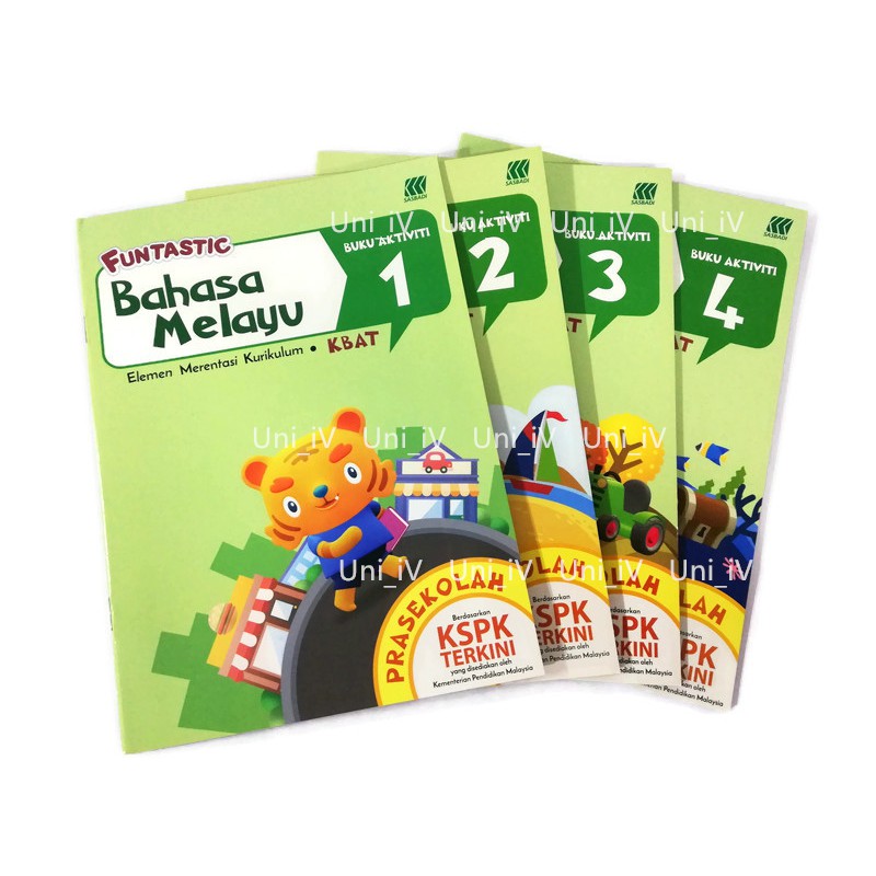 Funtastic Malay Language Preschool Activity Book 4 in 1 Set KSPK ...
