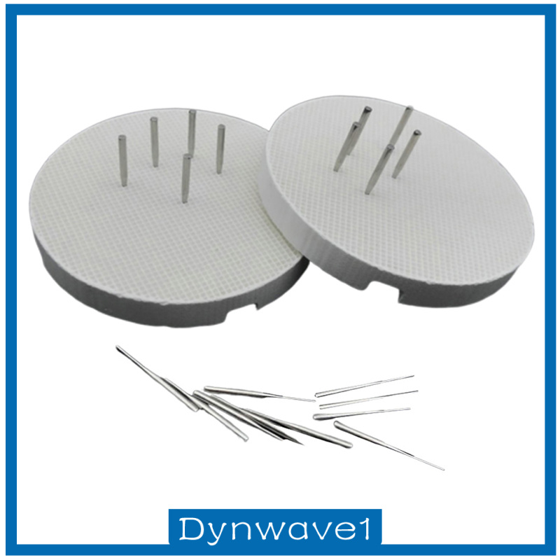 [DYNWAVE1] Lab Porcelain Honeycomb Firing Trays 20 Pins Technician 3 ...