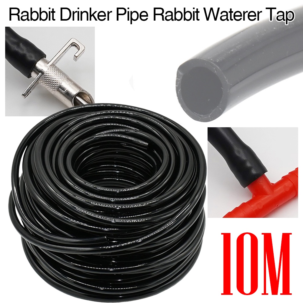 8mm Black Hose for Rabbit Drinker 10/20/30M Rubber Material | Shopee ...