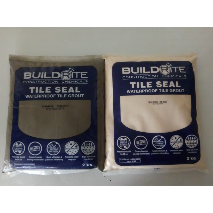 Buildrite Waterproof Tile Grout 2KG | Shopee Philippines